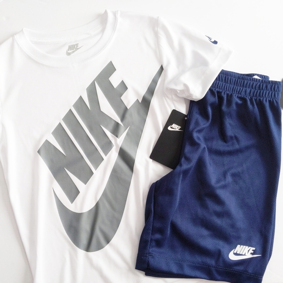 Nike | Matching Sets | Nike Top Tshirt Short Set Size 67 New | Poshmark